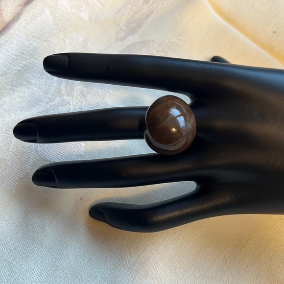 Jewelry | Vintage Dome Bakelite Chocolate Ring | Poshmark